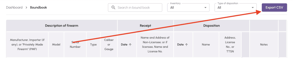 Downloading Your A&D Bound Book - FFL Safe