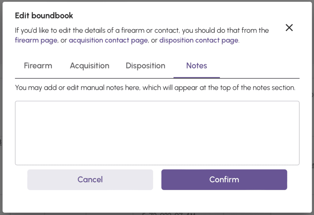 Notes/Edits to Bound Book - FFL Safe