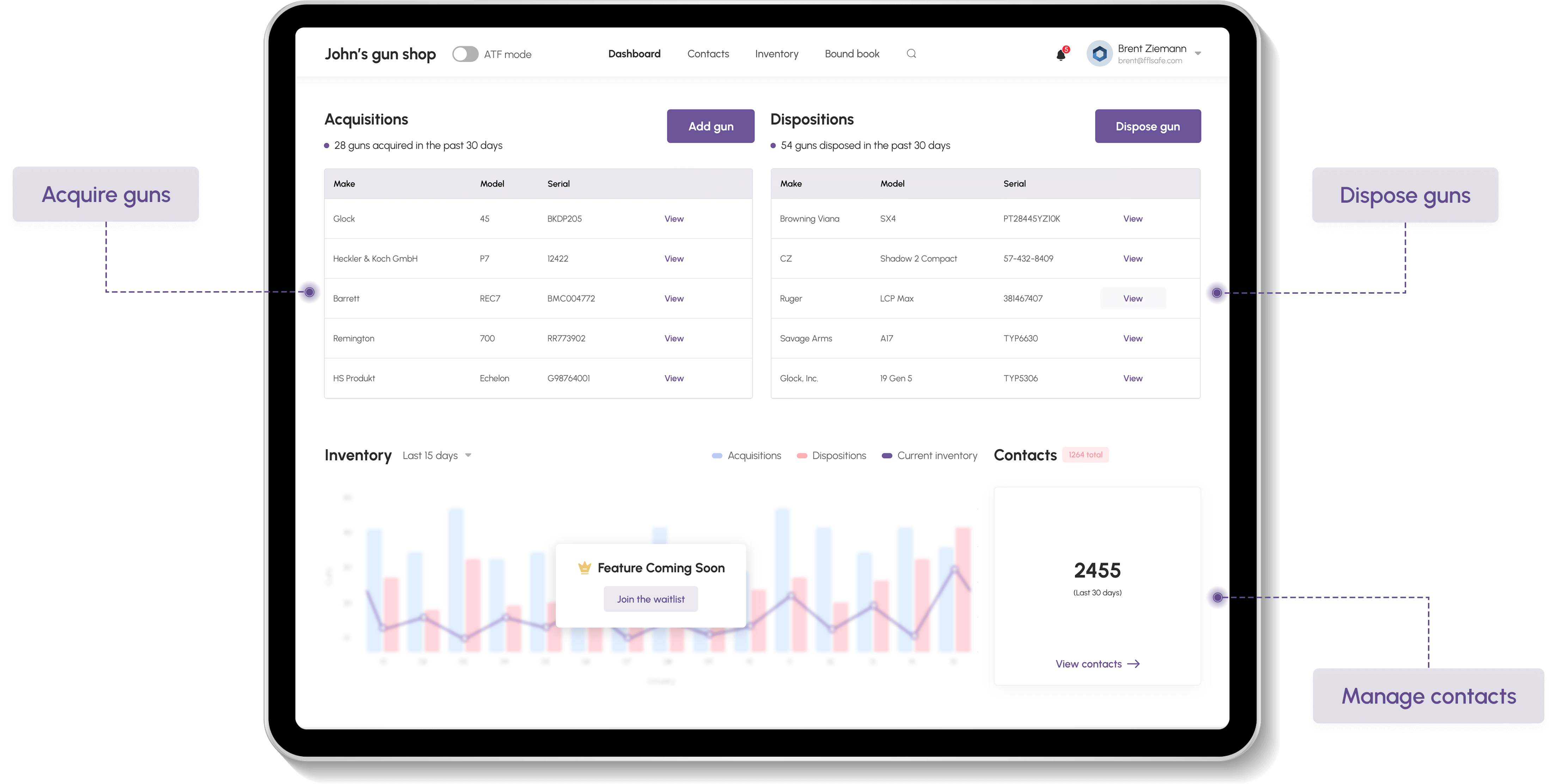 FFLSafe - Free ATF Compliance Software (A&D Book) for FFLs